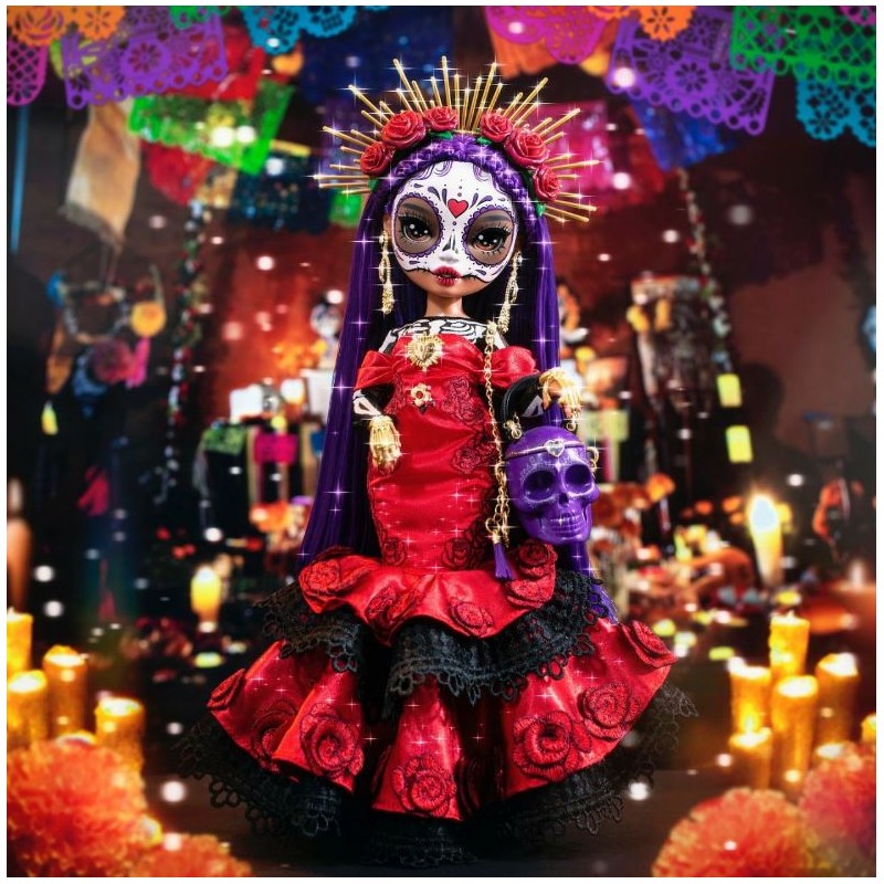 Set papusi Rainbow High, collector edition, Maria Garcia De Los Muertos ...