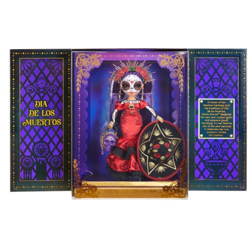 Set papusi Rainbow High, collector edition, Maria Garcia De Los Muertos ...